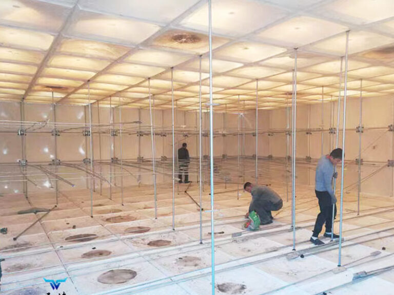 installing the FRP water tank